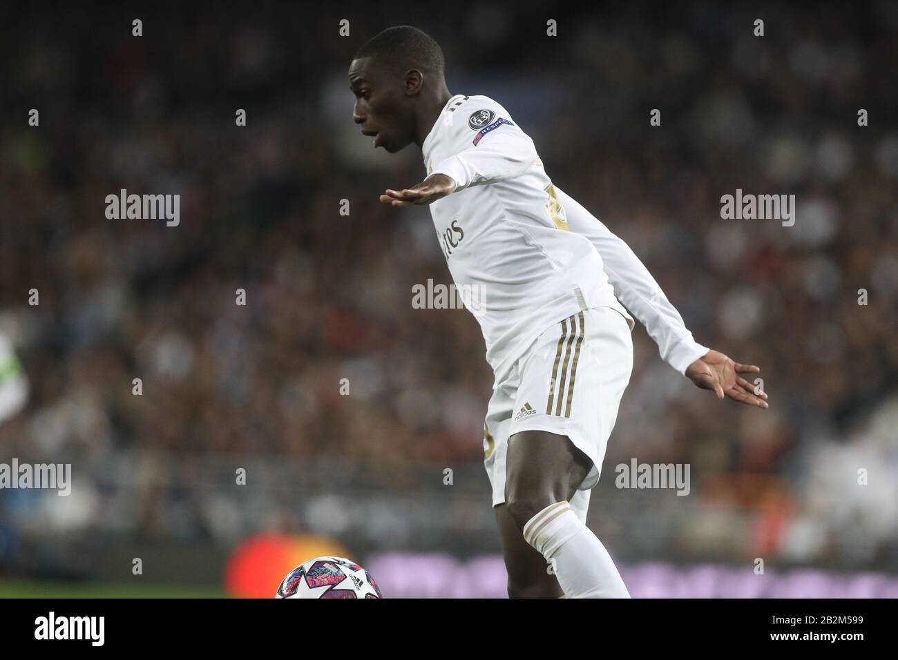 Ferland Mendy of Real Madrid during the UEFA Champions League, round of ...