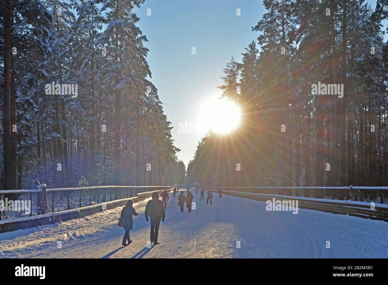 Beautiful green nature landscape of Europe Stock Photo - Alamy