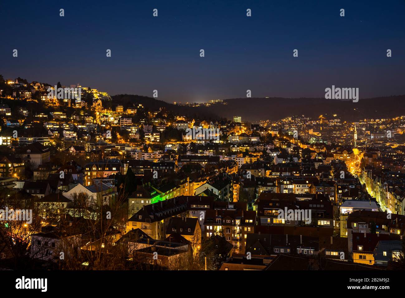 Stuttgart City By Night
