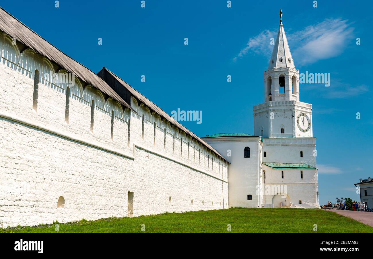 Fortifications of Kazan Kremlin in Russia Stock Photo - Alamy