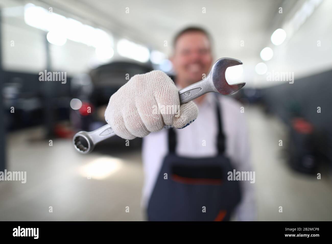 Metal tool to fix damaged cars Stock Photo - Alamy