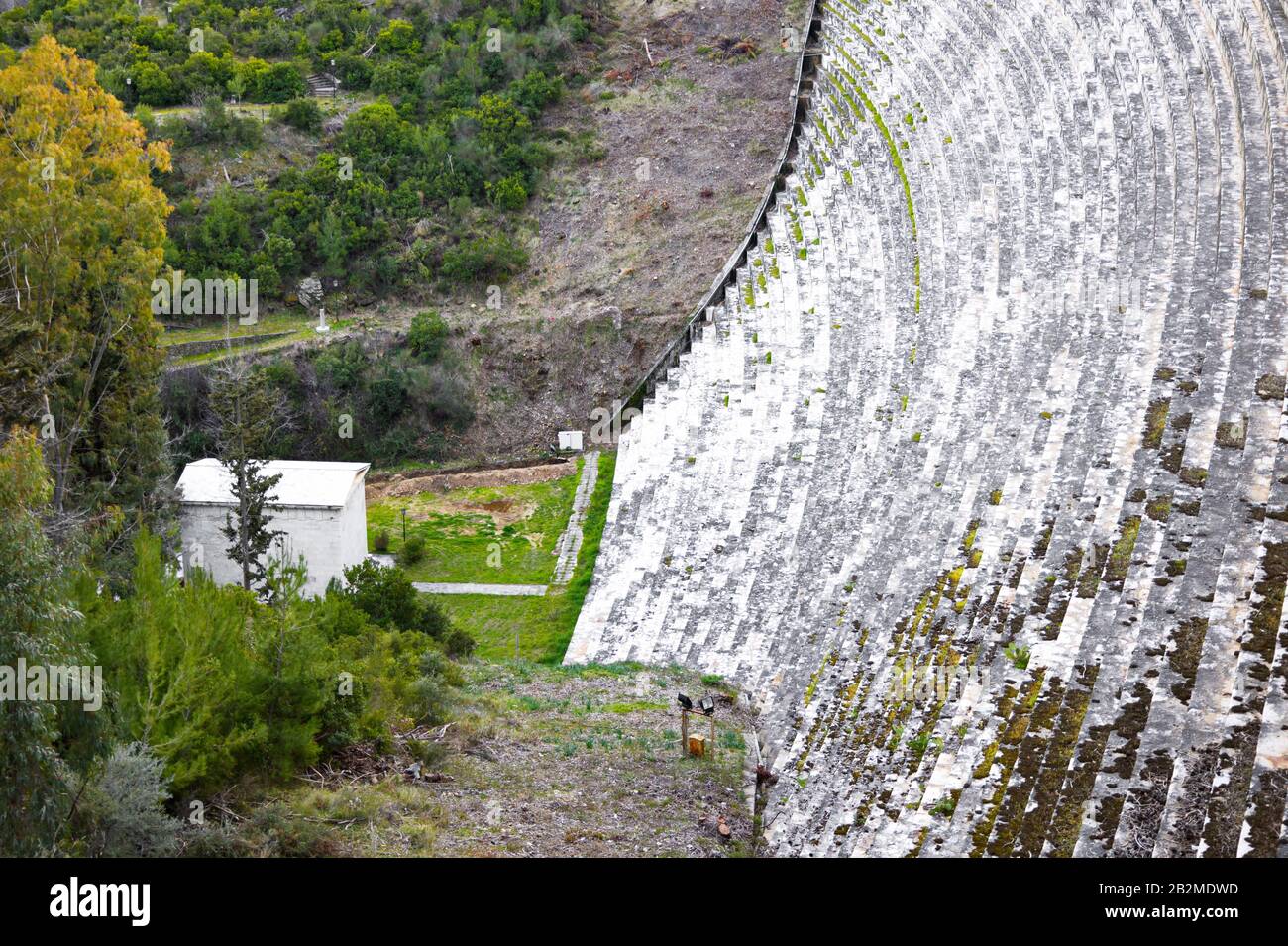 Marathon's Dam, in Attica, Greece Stock Photo - Alamy