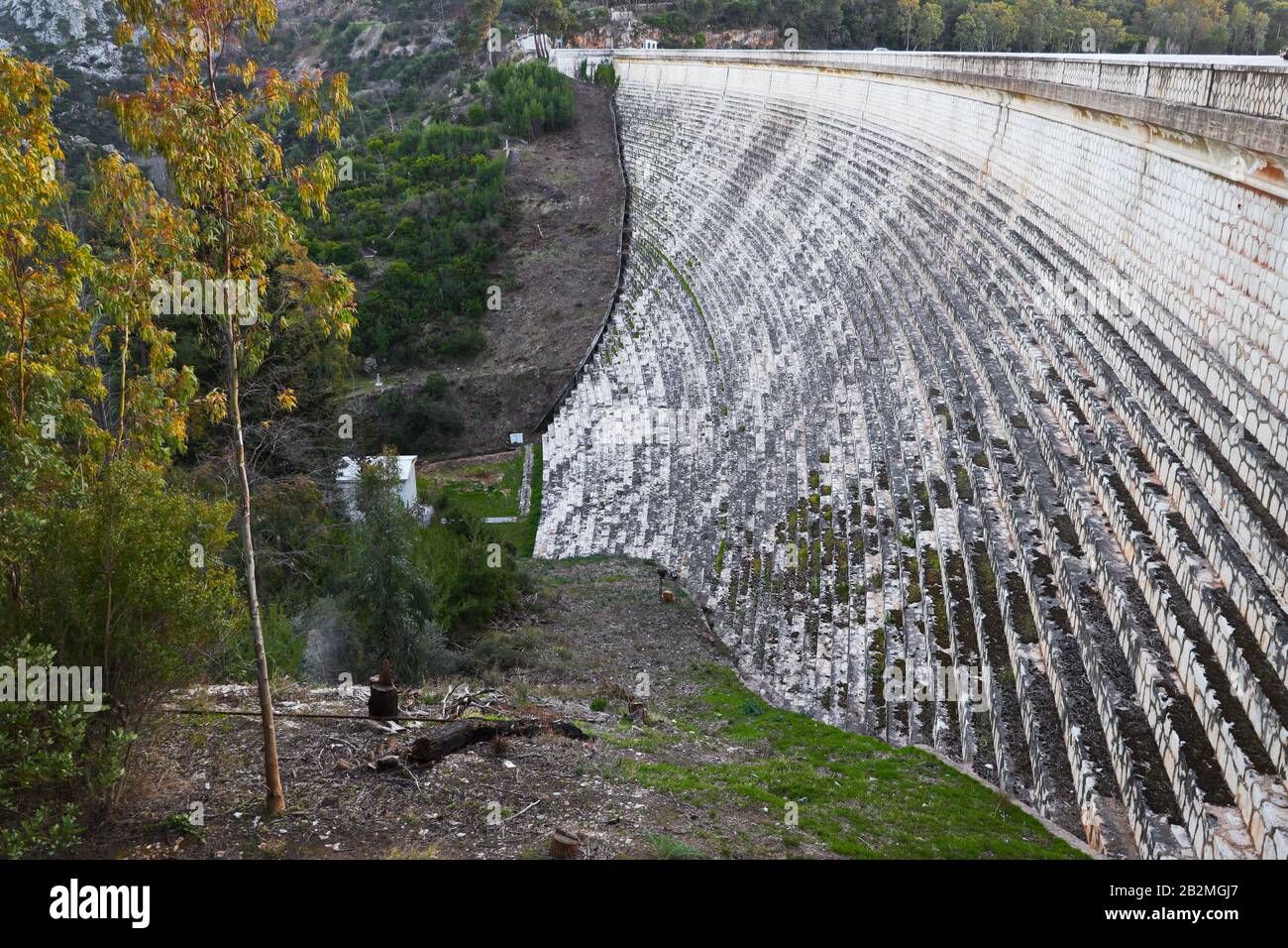 Marathon's Dam, in Attica, Greece Stock Photo - Alamy