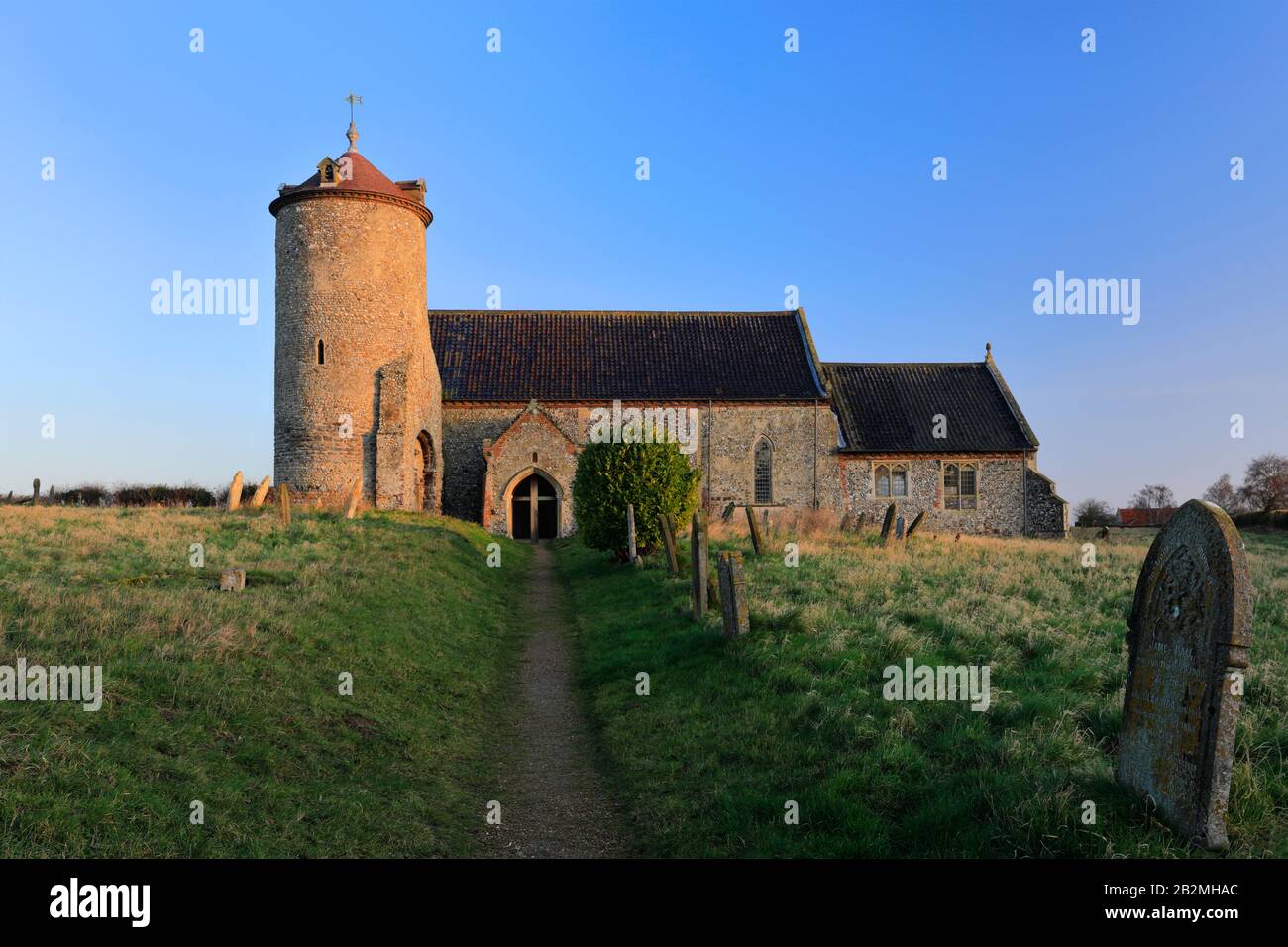 St Andrews church, Little Snoring village, North Norfolk, England, UK ...