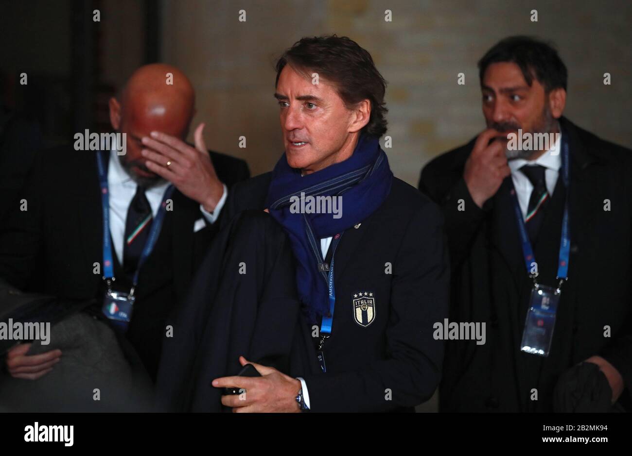 Italy manager Roberto Mancini during the UEFA Nations League 2020/21 ...