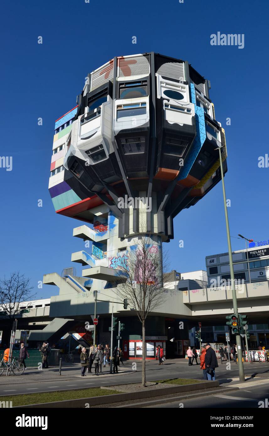 Bierpinsel, Schlossstrasse, Steglitz, Berlin, Deutschland Stock Photo ...