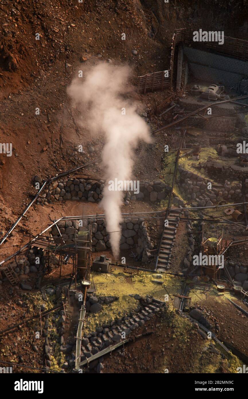 Tourists attraction in Hakone, japan geysers and hot springs Stock ...