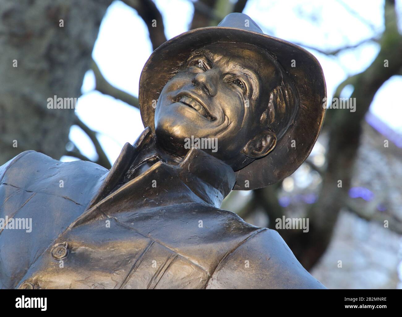 London, UK. Singing in the Rain statue at Launch of a trail of ...