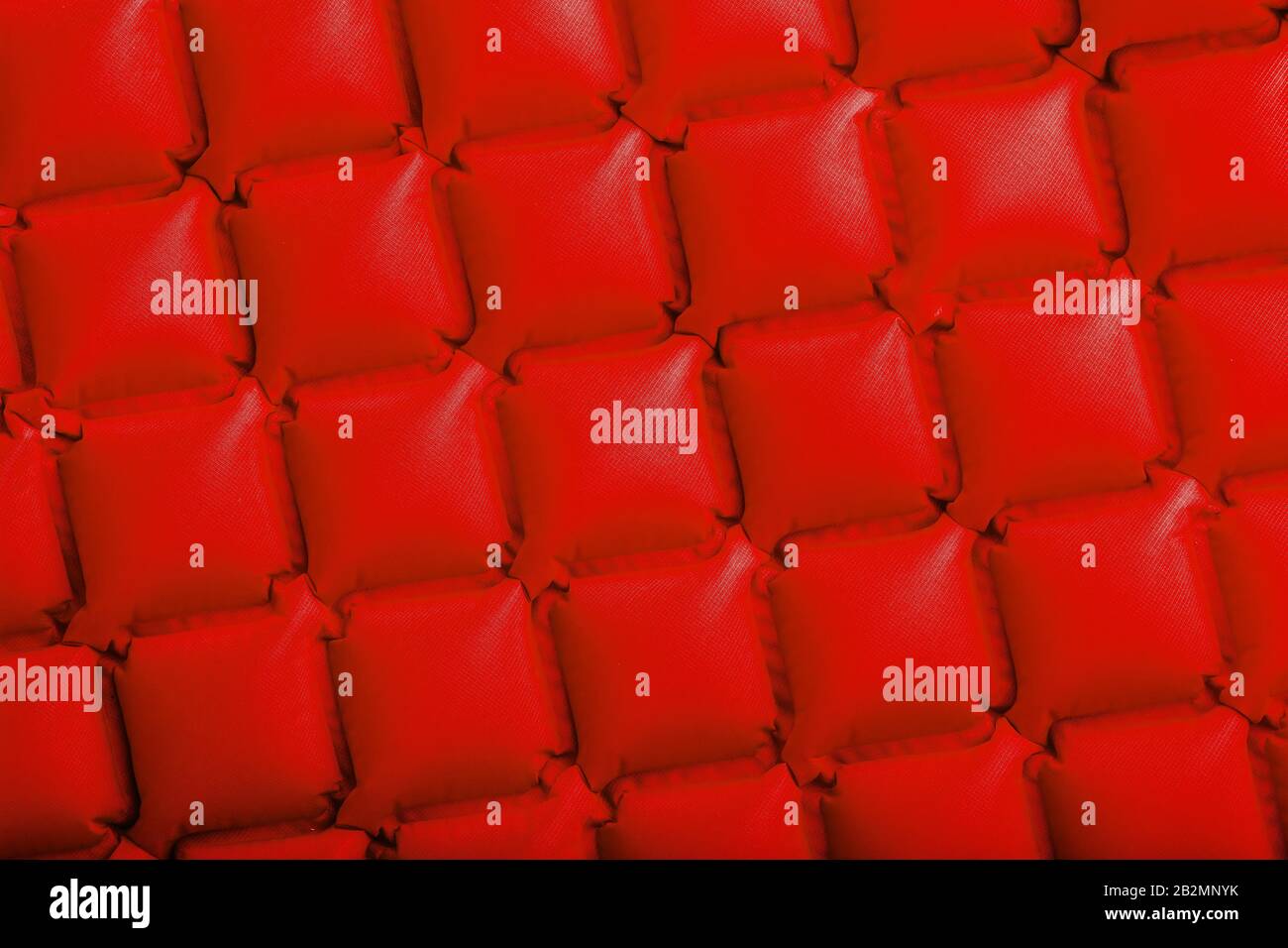 The texture of the cranes inflatable travel mat, repeating sections and ...