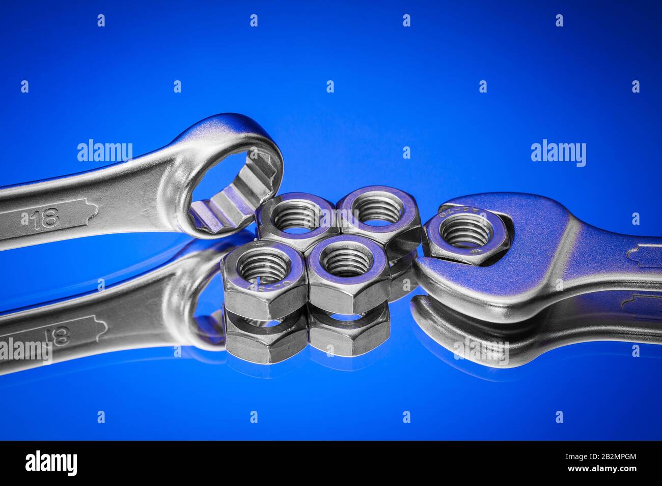 english keys with nut - close up Stock Photo - Alamy