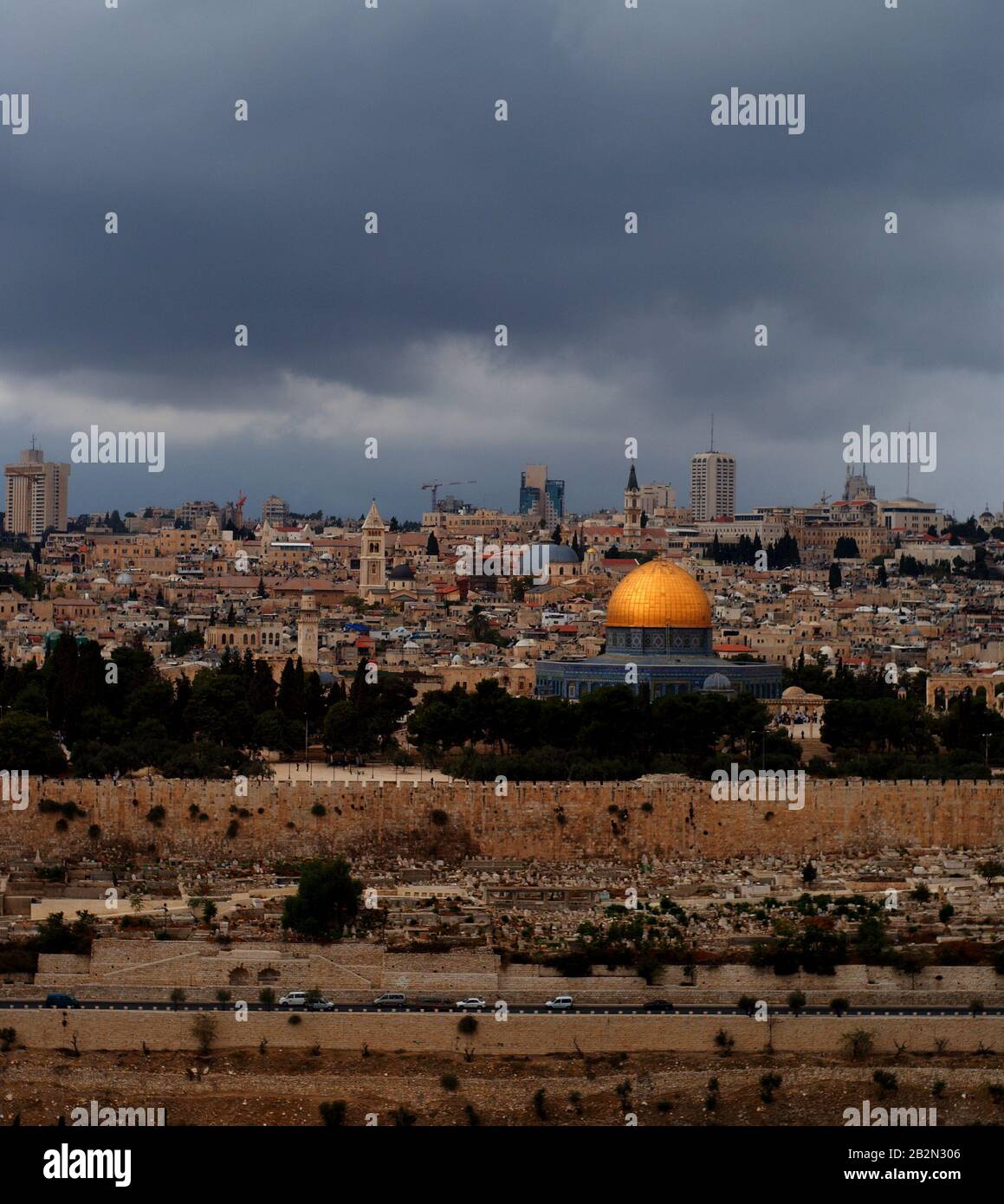 Dome of Rock, Al Aqsa mosque, churches in Jerusalem, Israel, Holy Land ...