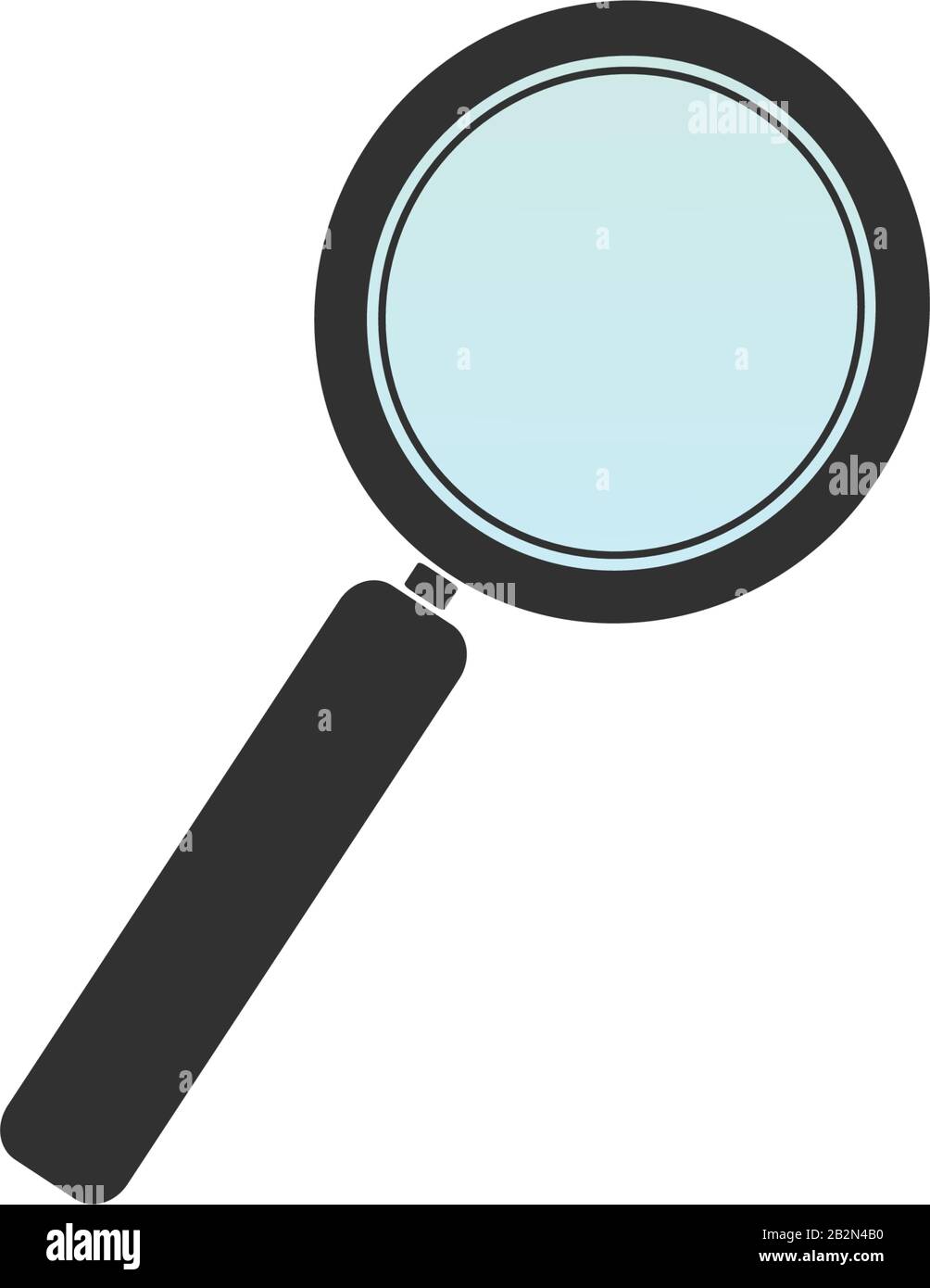 Magnifying Glass icon. Lupe optical instrument. Zoom button. Search ...