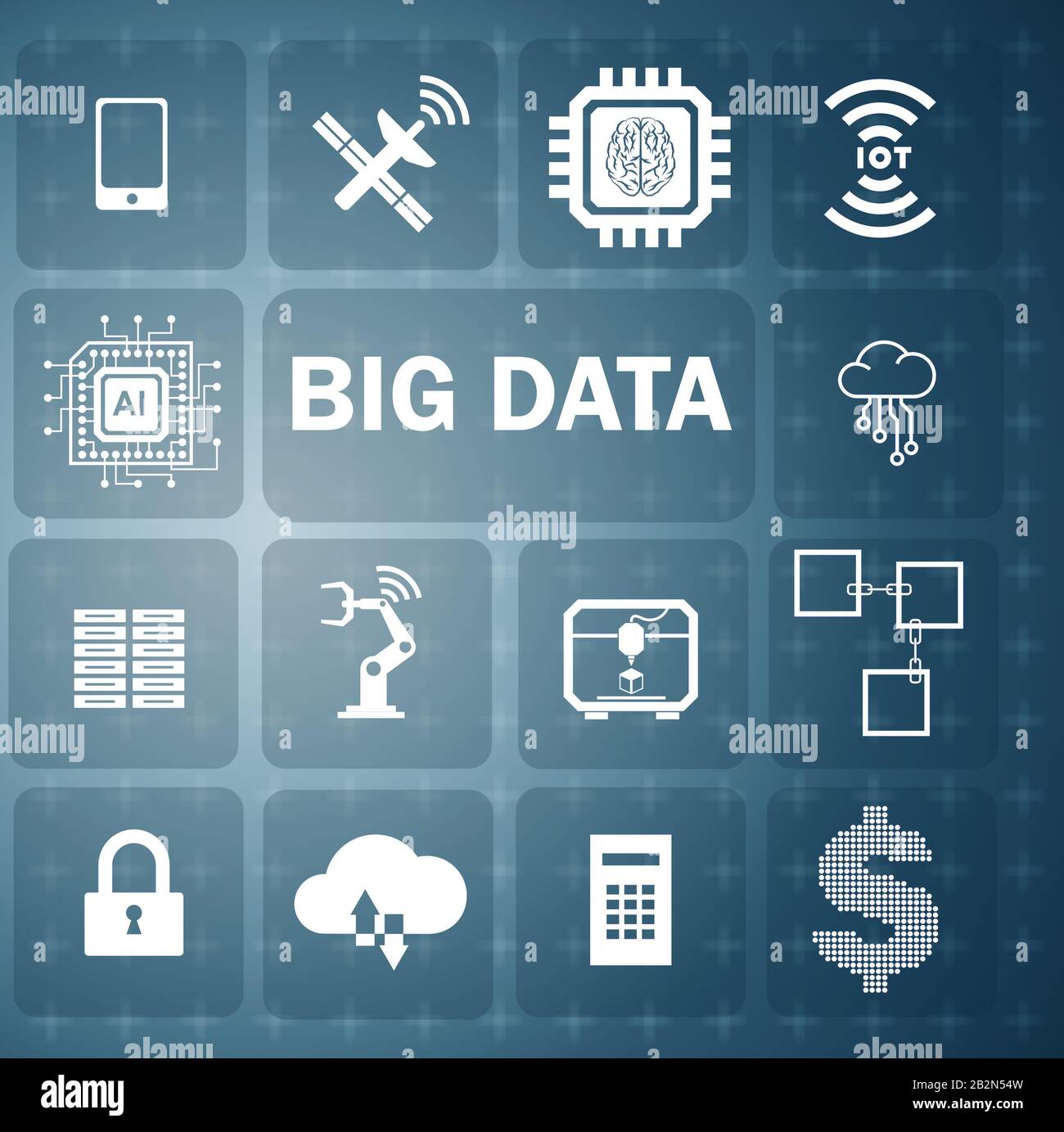 The big data computing concept of modern it technology Stock Photo - Alamy