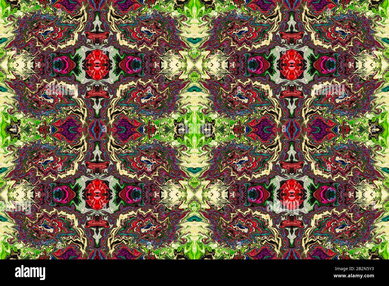 Multi-color geode design repeatable tiles with much detail - red purple ...