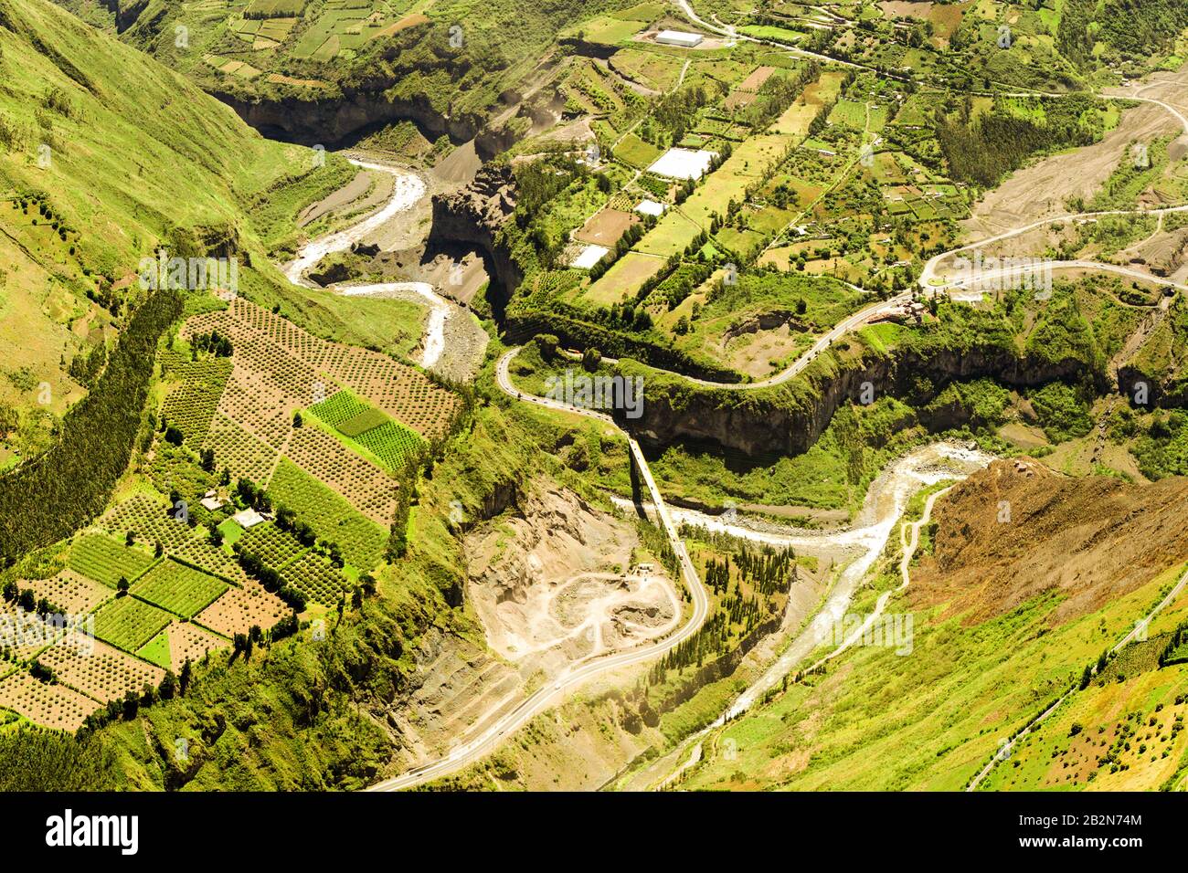 San Francisco Bridge In Banos De Agua Santa Ecuador Famous Place For ...