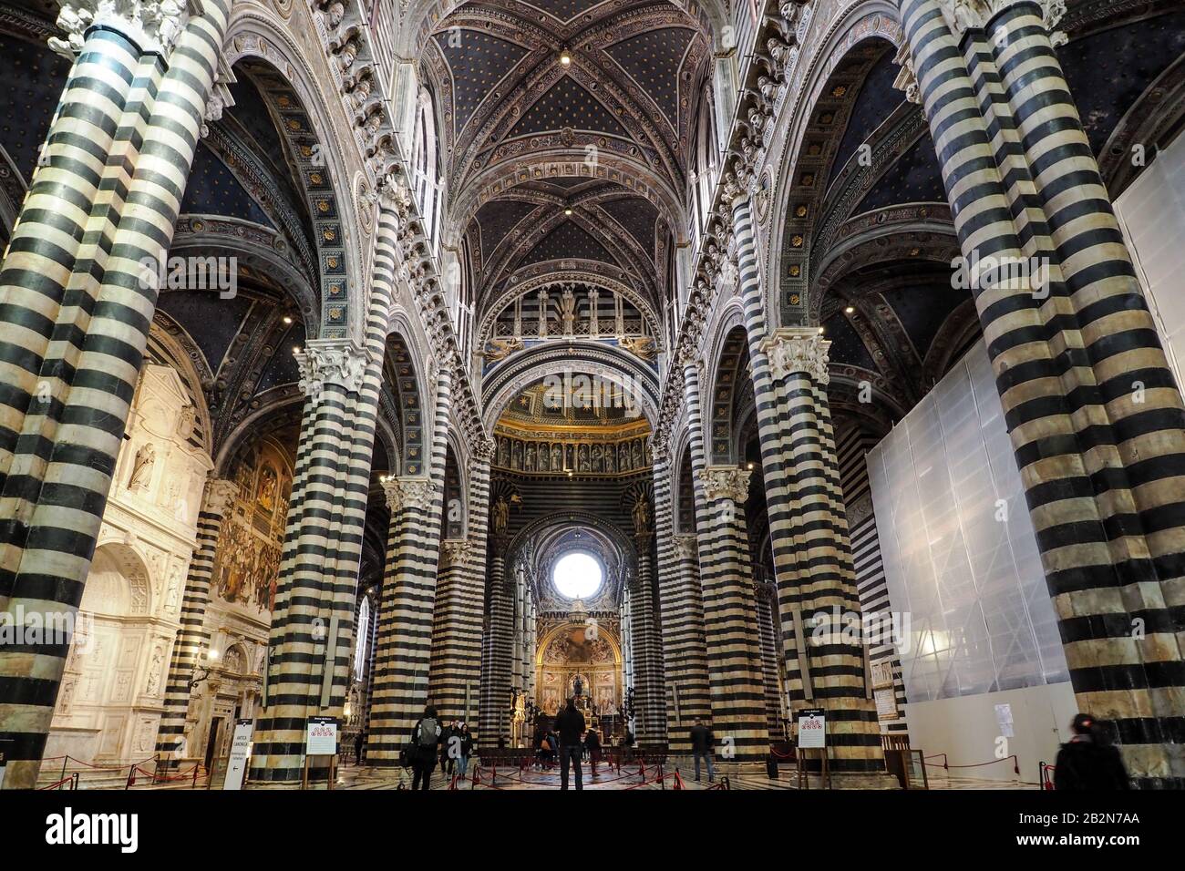 Siena cathedral interior dome hi-res stock photography and images - Alamy