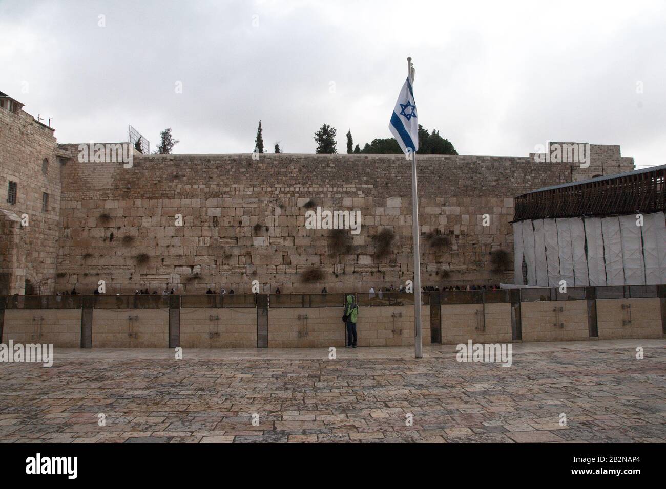 Holy jewish place - the temple western wall Stock Photo - Alamy
