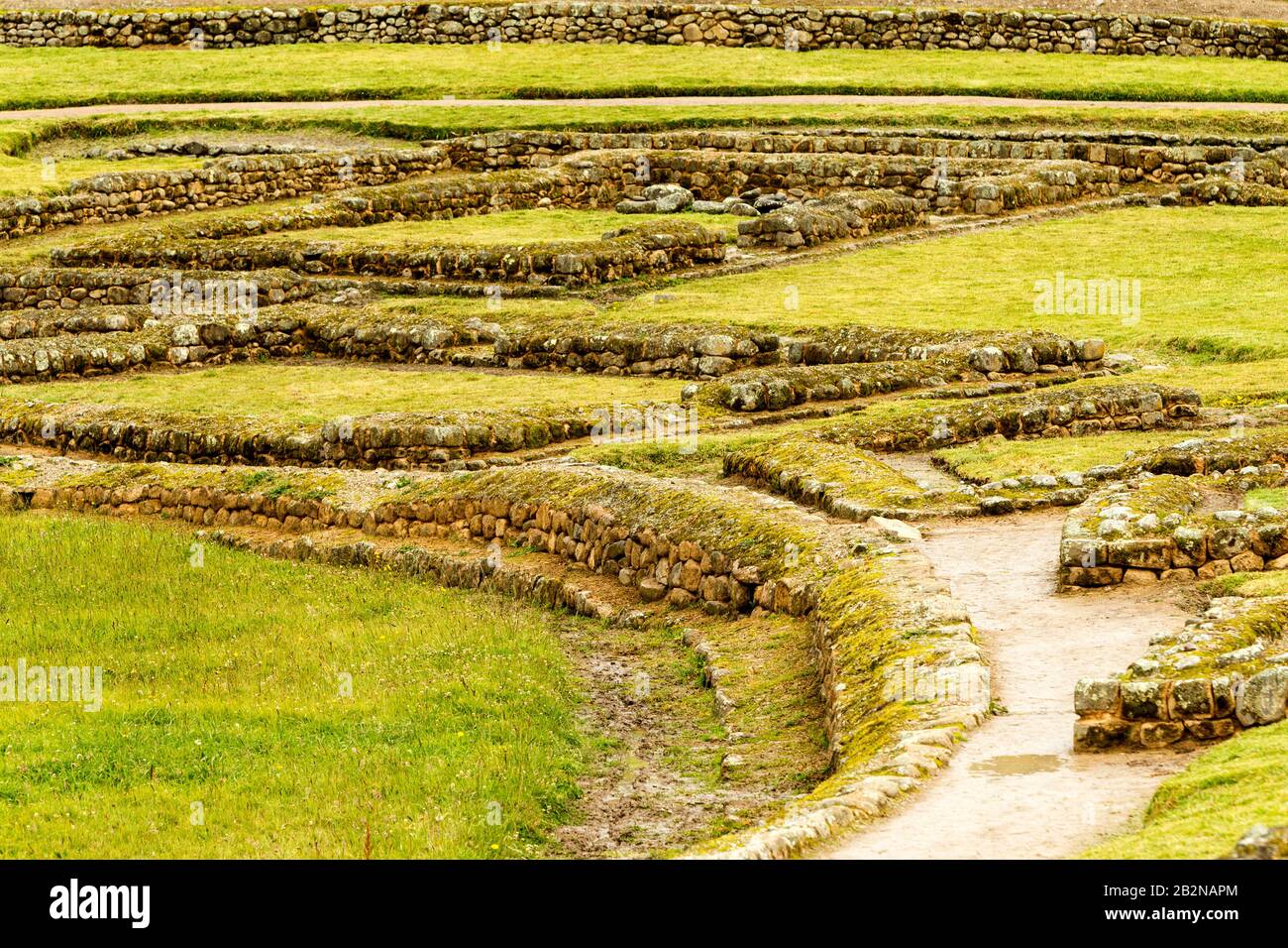 Inca Silo Build Ruins At Ingapirca Modern Ecuador Stock Photo - Alamy