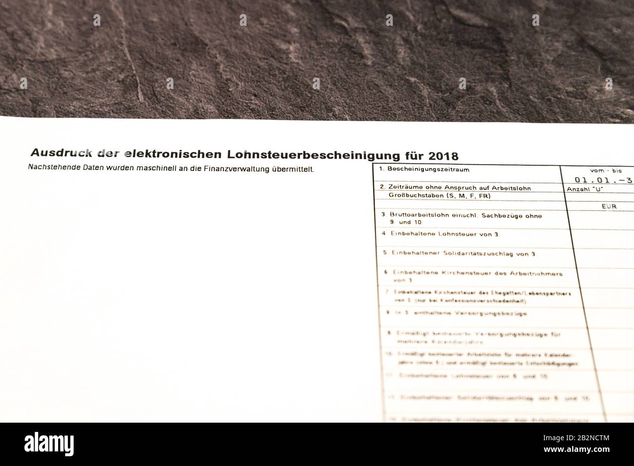 Certificate of income tax hi-res stock photography and images - Alamy