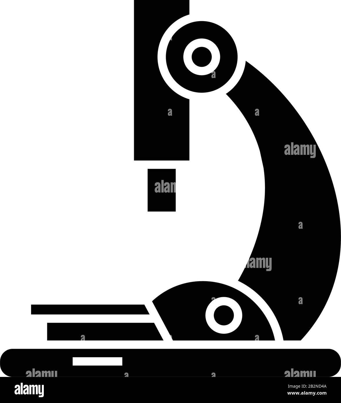 Microscope illustration Black and White Stock Photos & Images - Alamy