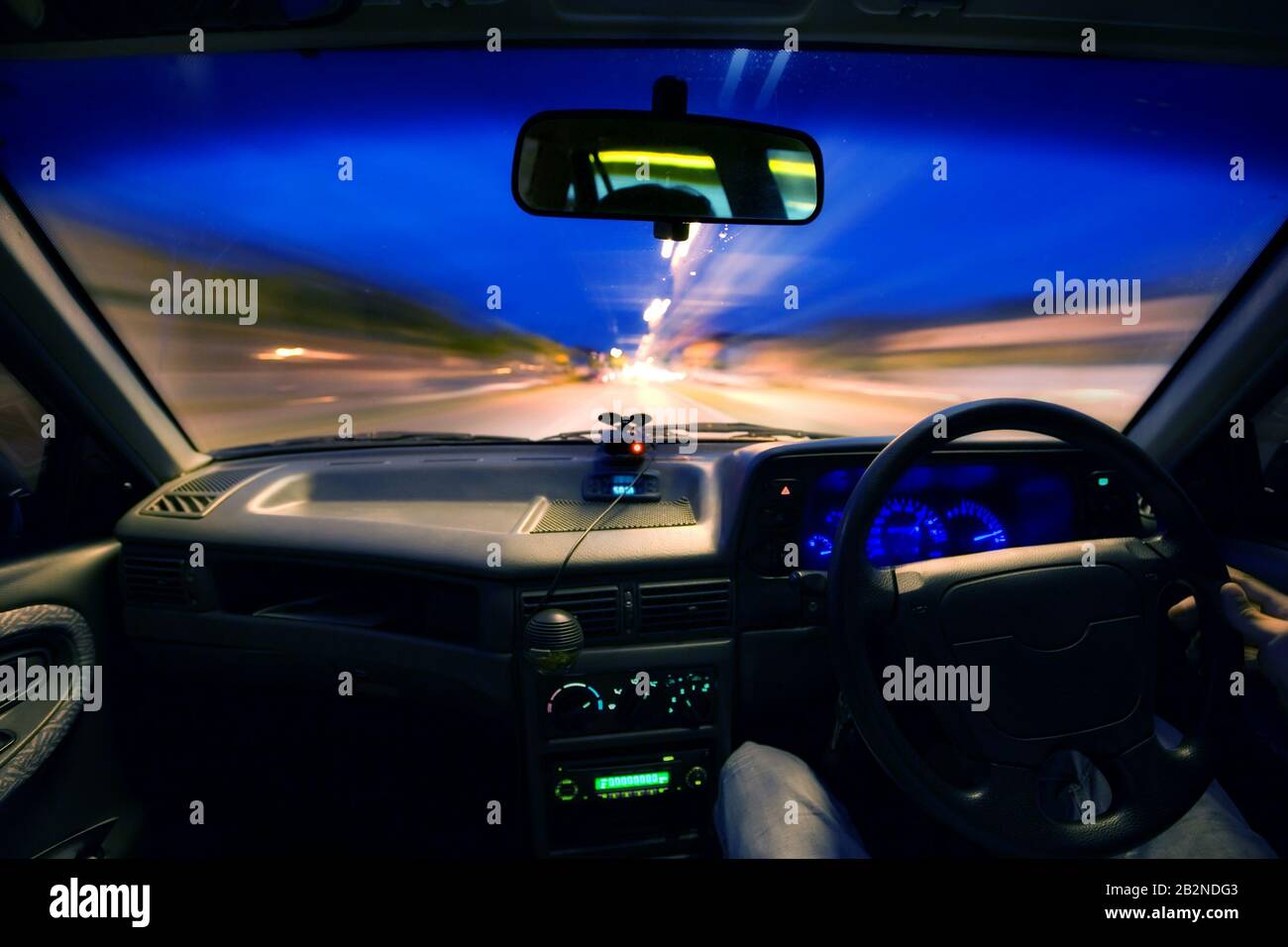 View from windscreen hi-res stock photography and images - Alamy