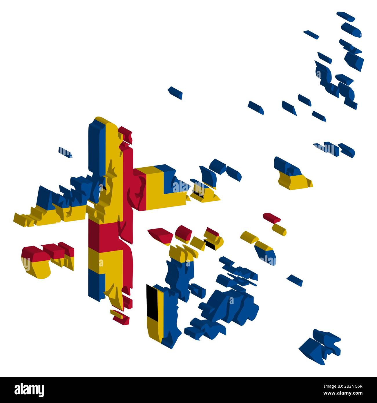 Aland map hi-res stock photography and images - Alamy