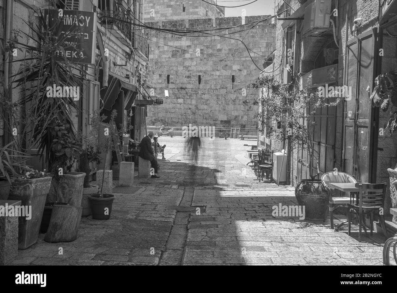 Tourism in Jerusalem, capital of Israel, street walking Stock Photo - Alamy