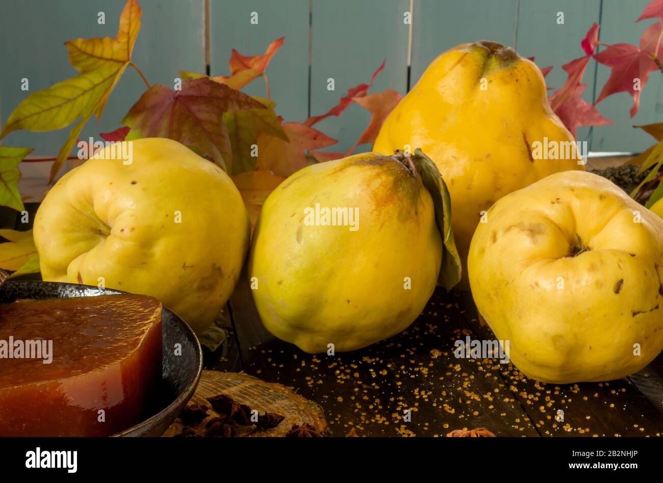 Traditional spanish quince candy recipe Stock Photo - Alamy