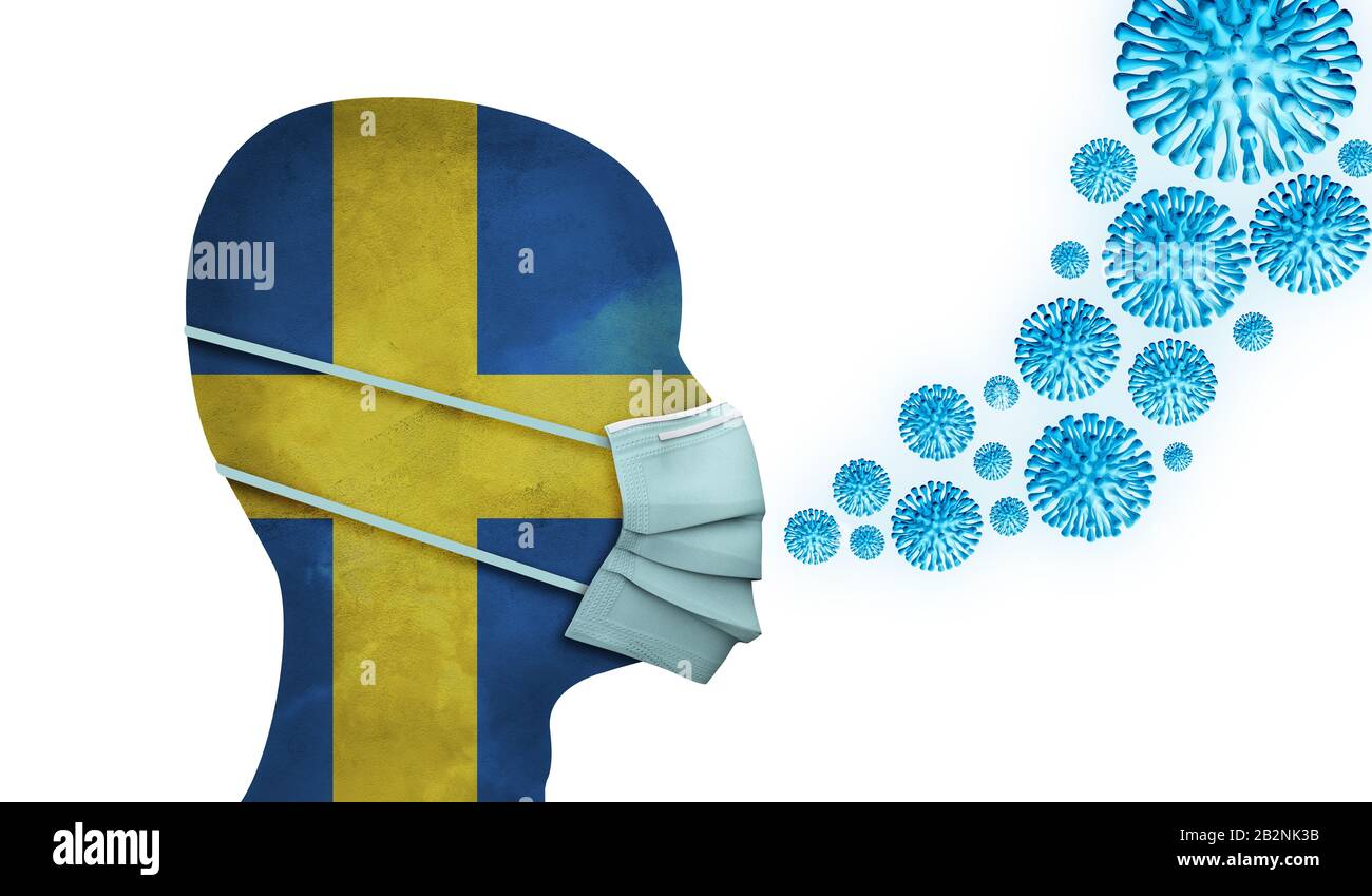 Swedish flag face hi-res stock photography and images - Alamy