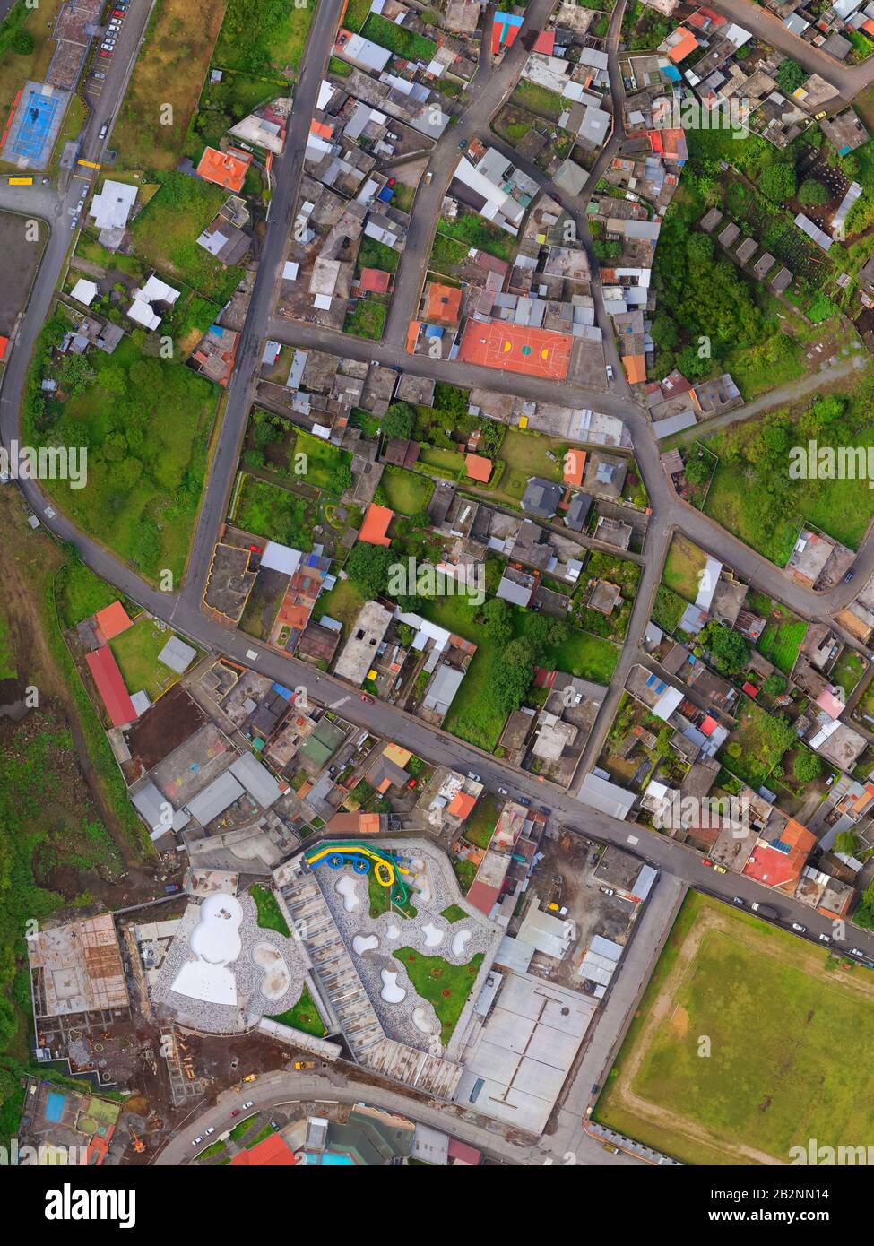 Orthorectified Aerial Image Used In Civil Engineering Stock Photo - Alamy