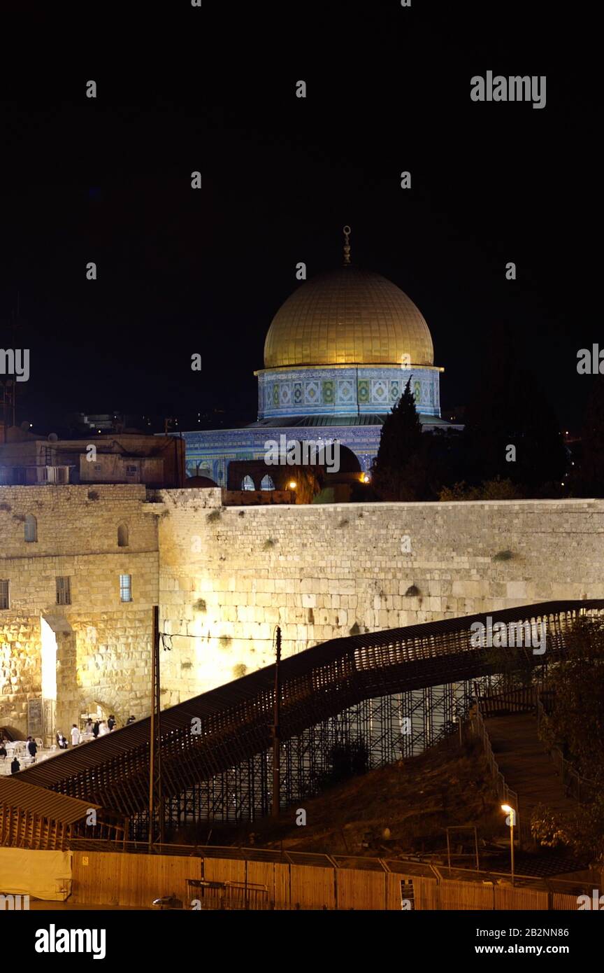 jerusalem old city at evening Stock Photo - Alamy