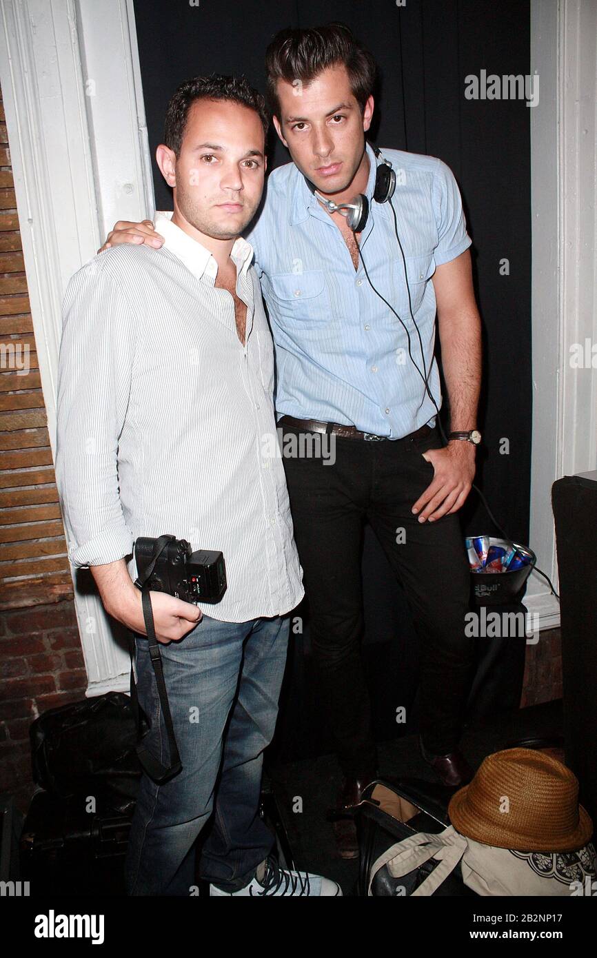New York, NY, USA. 17 September, 2009. Aaron Stern, Mark Ronson at the ...