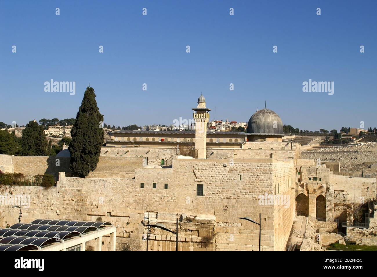 Al Aqsa mosque and minaret - islam in a holy land , jerusalem old city ...