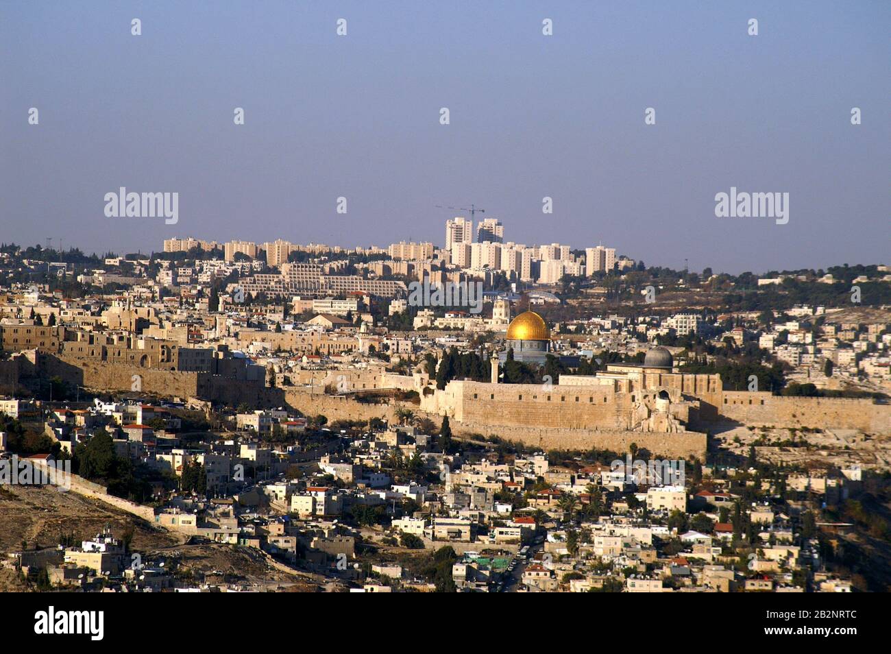 Jerusalem landscape - holy city in middle east Stock Photo - Alamy