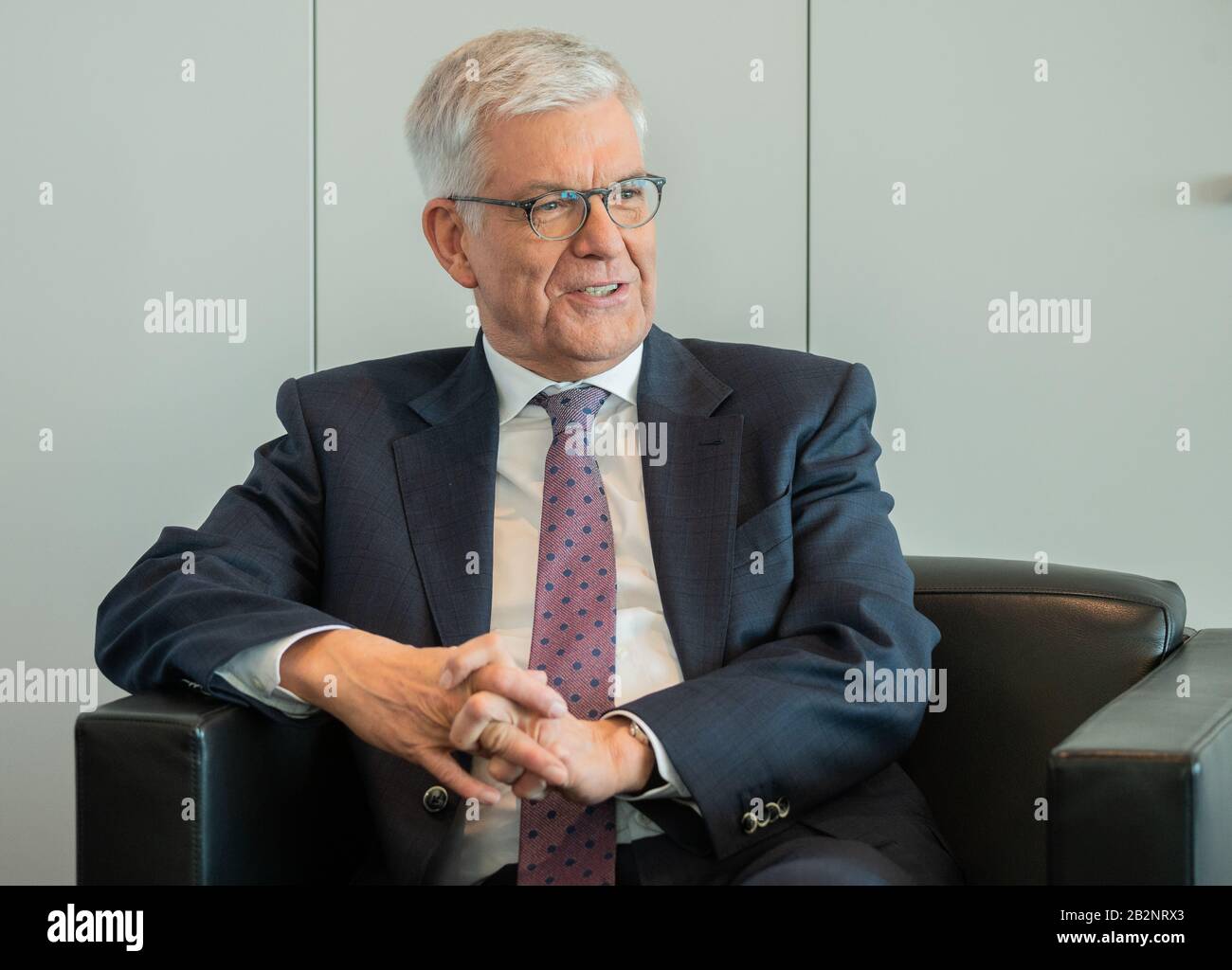 Mainz, Germany. 28th Feb, 2020. Thomas Bellut, director of the Second ...