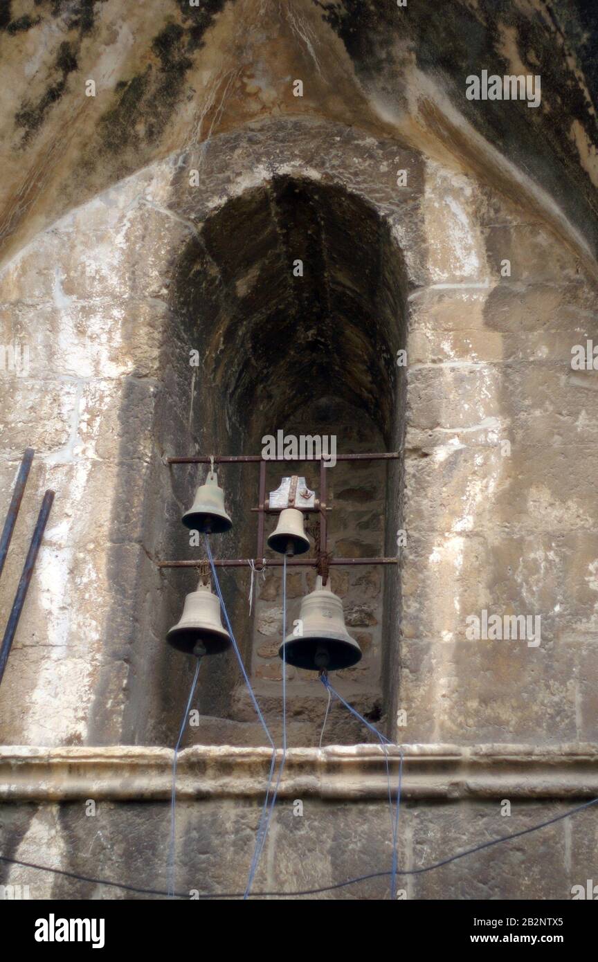 Bells inside a Church in Jerusalem, Israel Stock Photo - Alamy