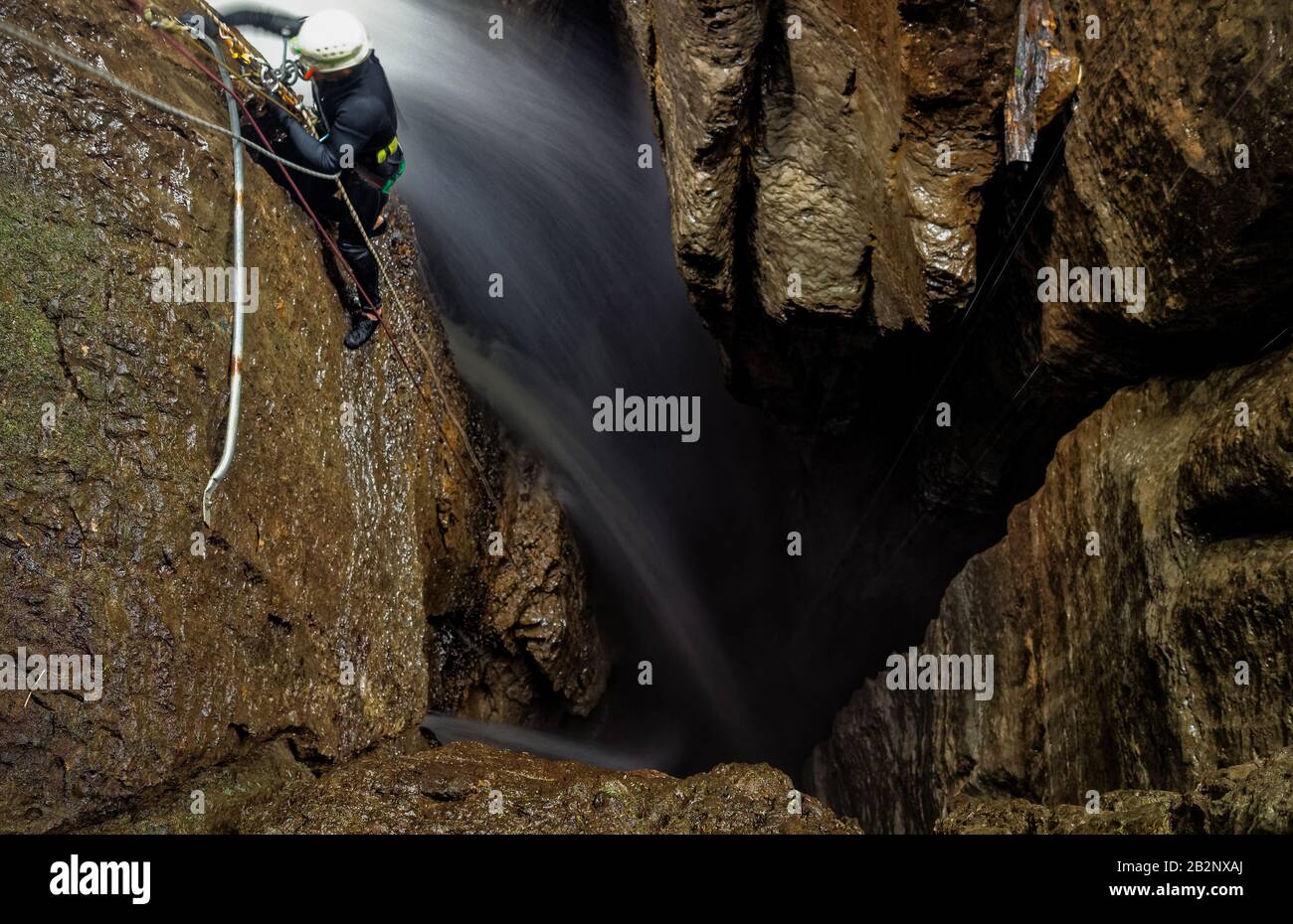 Inside the waterfall hi-res stock photography and images - Alamy