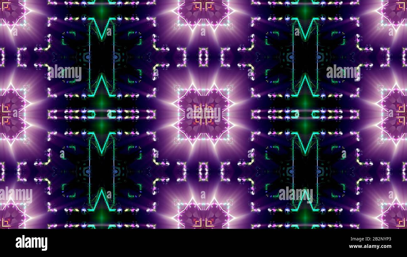 seamless abstract futuristic pattern 3d rendering illustration Stock ...