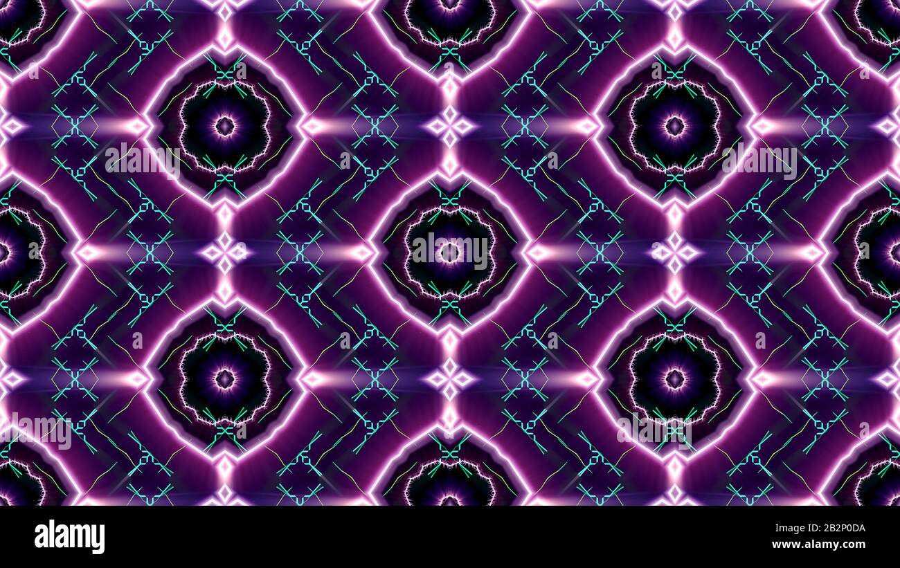 seamless abstract futuristic pattern 3d rendering illustration Stock ...