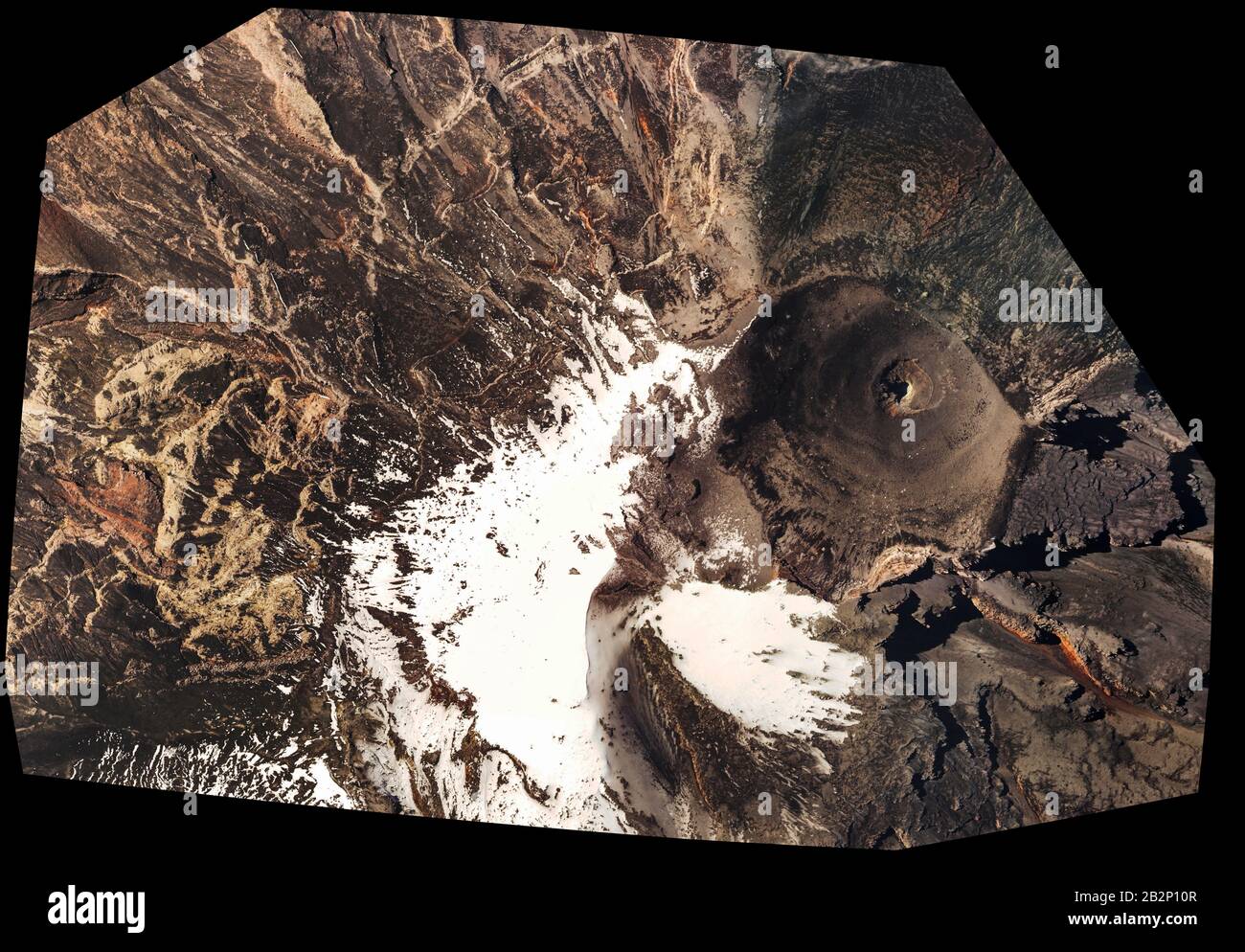 Volcano Crater Orthorectified Composite Image Using Small Uav Or Drone ...