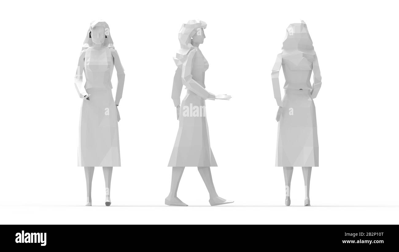 3d computer generated female robot hi-res stock photography and images ...