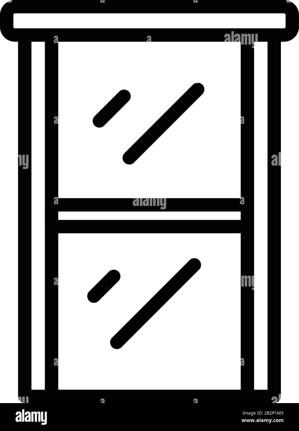 House window icon, outline style Stock Vector Image & Art - Alamy