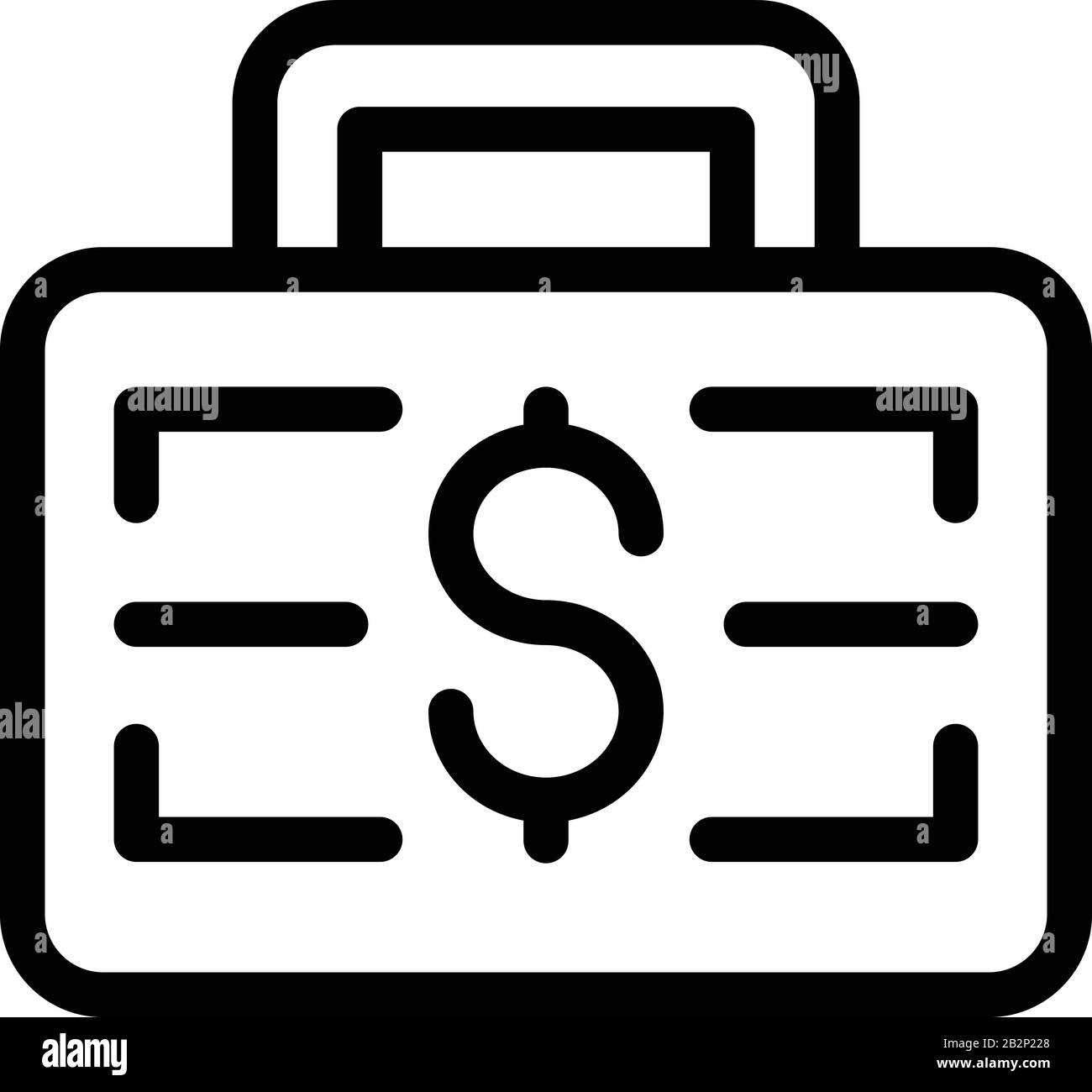 Money case icon, outline style Stock Vector Image & Art - Alamy