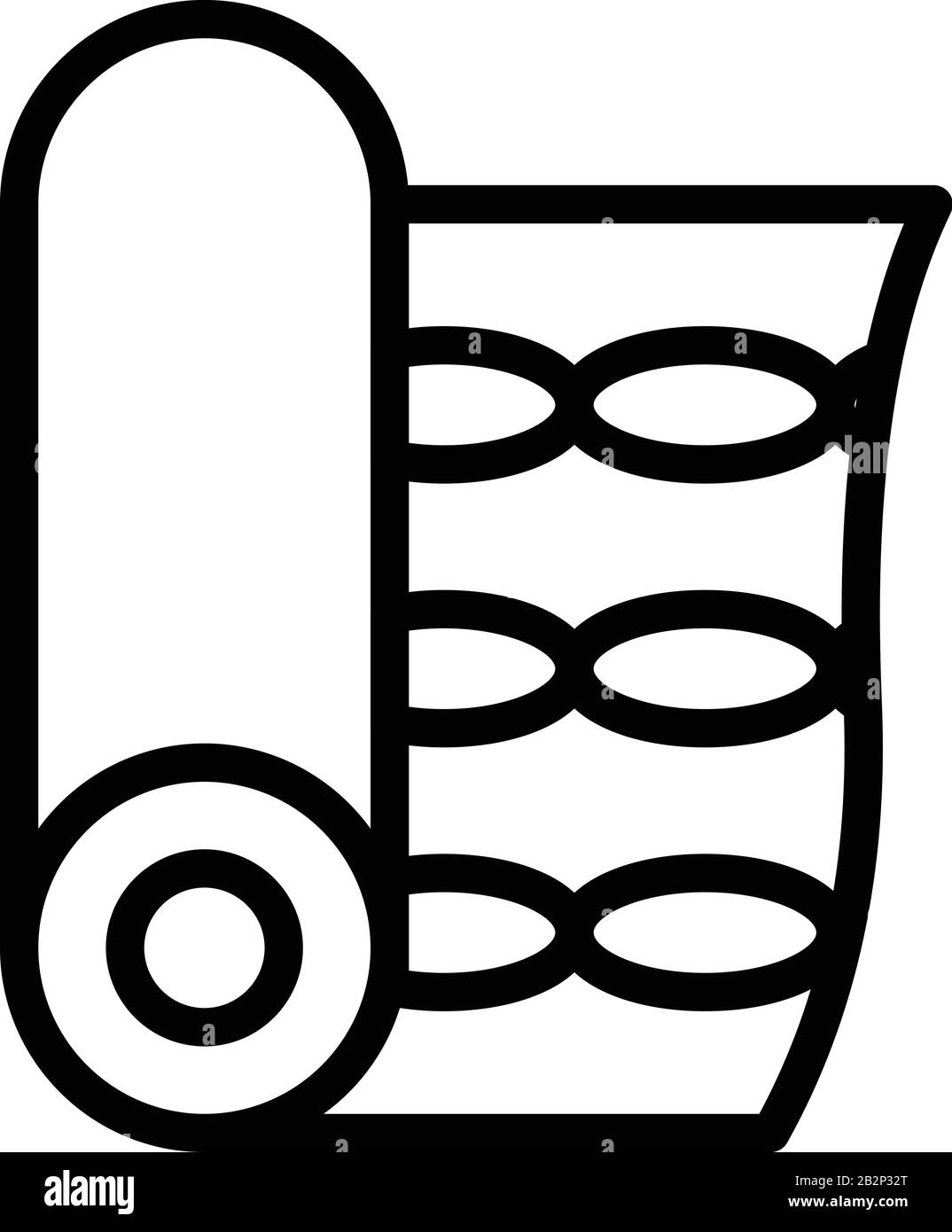 Wallpaper roll icon, outline style Stock Vector Image & Art - Alamy