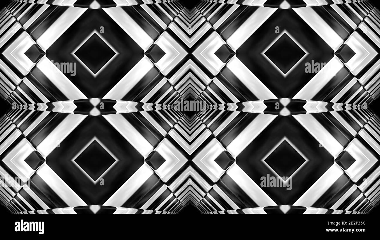 seamless abstract retro pattern 3d rendering illustration Stock Photo ...