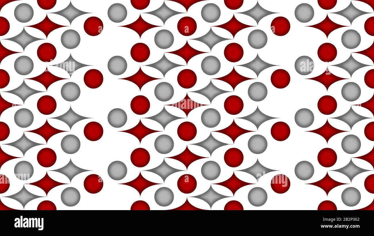 seamless abstract retro pattern 3d rendering illustration Stock Photo ...