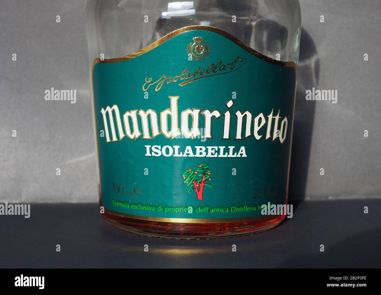 TURIN, ITALY - CIRCA JANUARY 2020: Mandarinetto Isolabella bottle Stock ...