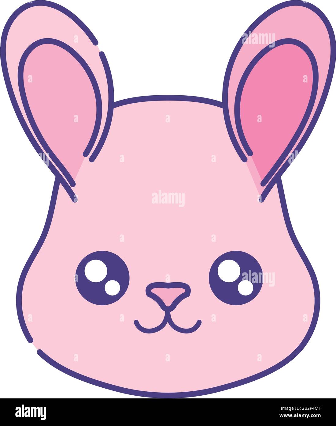 Cute kawaii rabbit cartoon design, Animal zoo life nature character ...