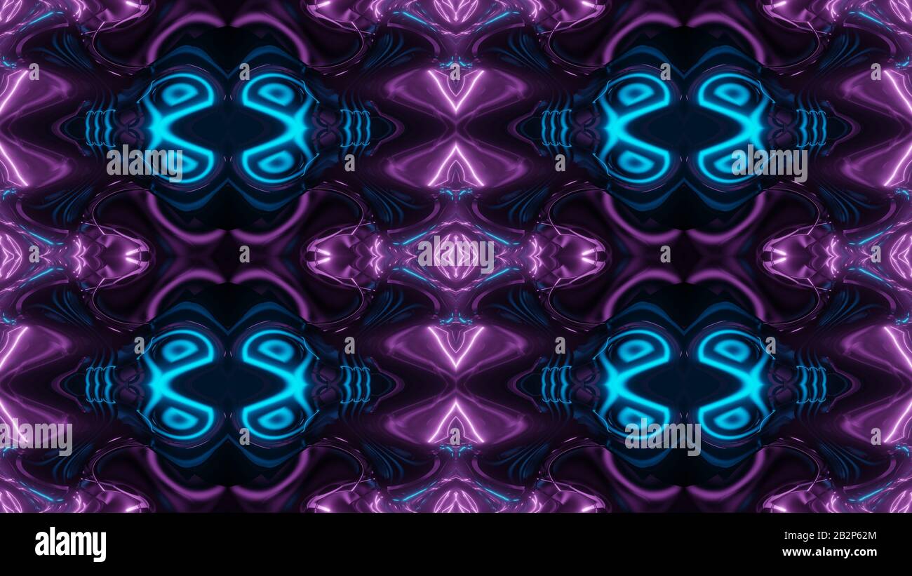 seamless abstract futuristic pattern 3d rendering illustration Stock Photo - Alamy