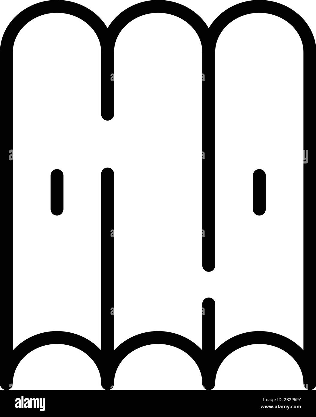 Curve roof icon, outline style Stock Vector Image & Art - Alamy